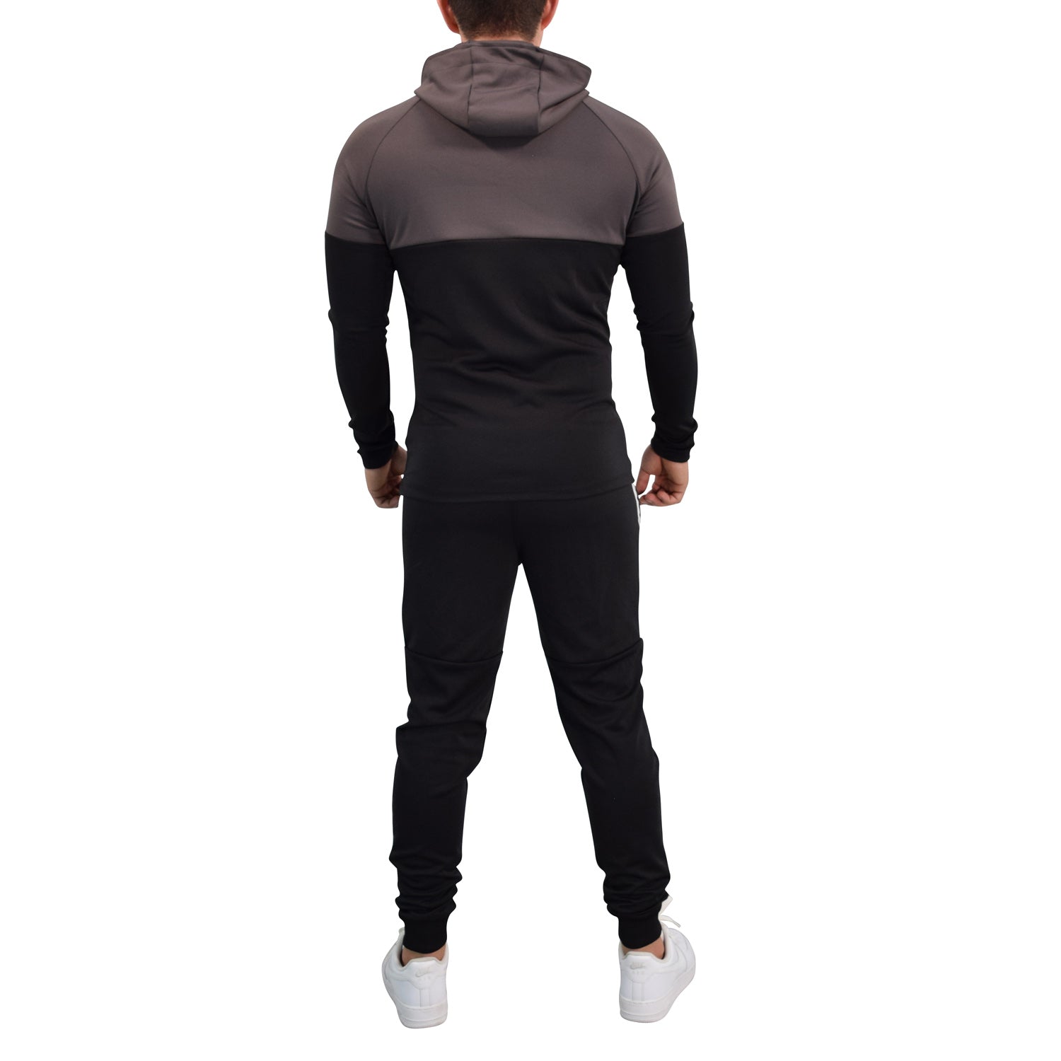 John Leopard - Sigma Tracksuit Black/Oxford Silver – JOHN LEOPARD
